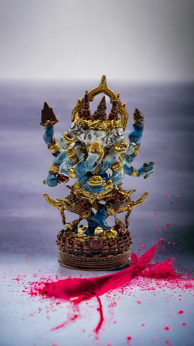 Thai amulet Lord Ganesh Phra Pikkanet Grant wishes Miracles Lp Liang L ...