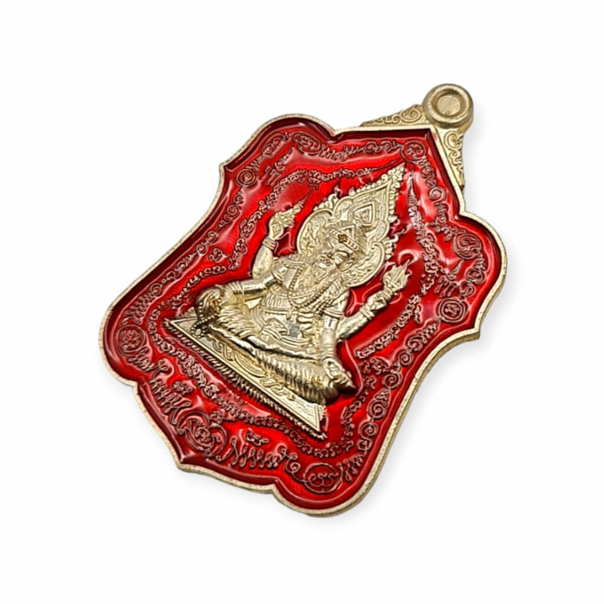 Thai amulet Porpu Lersi Narai back with Hanuman CK Rak Wealth Grant Wi ...